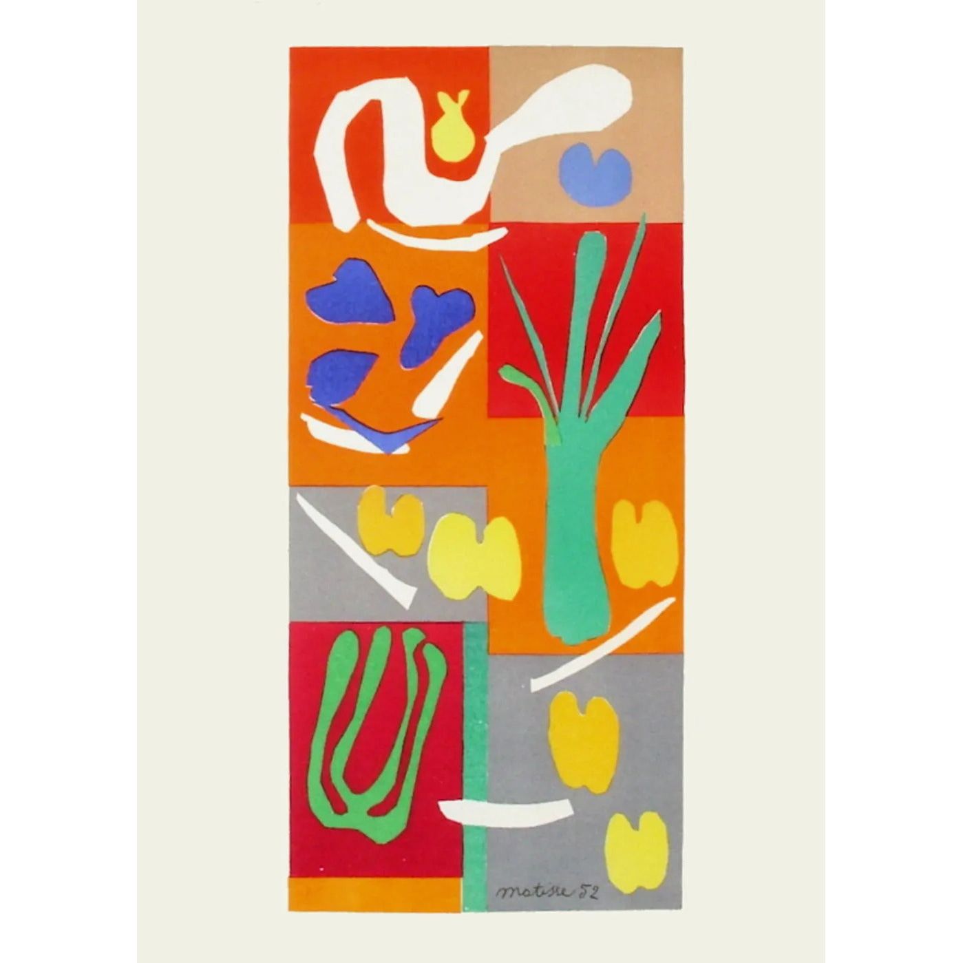 Henri Matisse, Original Lithograph, "Végétaux" | Chali-Rosso Art Gallery
